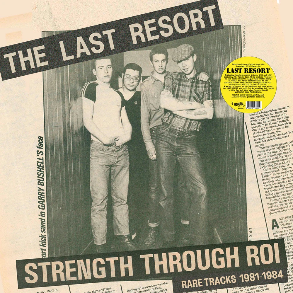 Last Resort "Strength Through Roi - Rare Tracks 1981-1984" LP – Resist ...